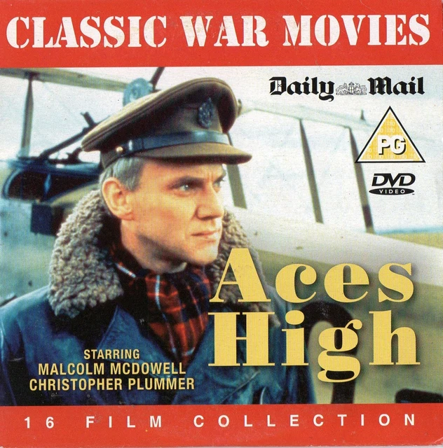 ACES HIGH - Malcolm McDowell*Christopher Plummer*Simon Ward : WAR PROMO ...