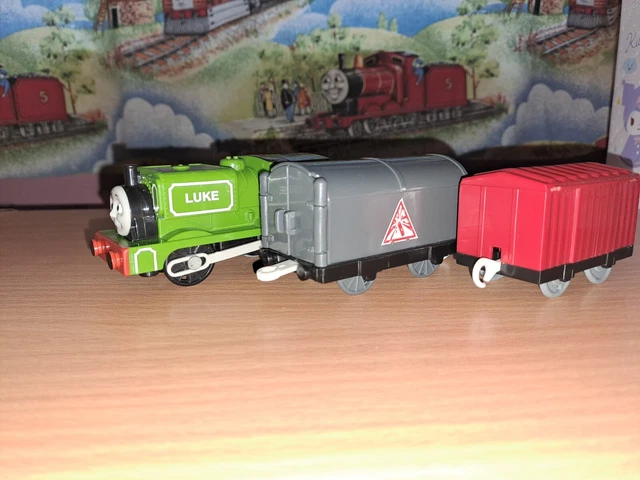 THOMAS THE TANK engine trackmaster Tomy Hidaway Luke Set 2012 ...