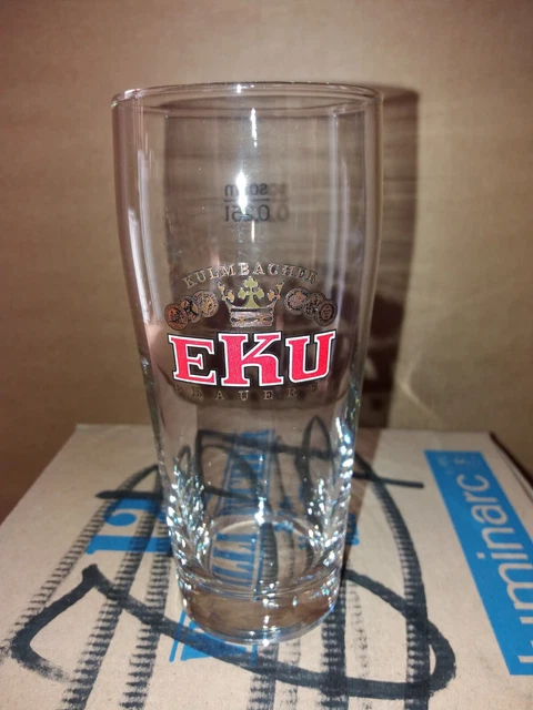 6 BIERGLÄSER FORM Willibecher Dekor EKU Kulmbach 0,25 ltr NEU unbenutzt ...