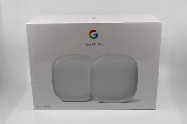 GOOGLE - NEST Wifi Pro 6e AXE5400 Mesh Router (2-pack) - Snow $199.95 ...