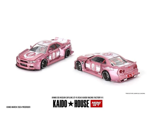 KAIDO HOUSE X MINI GT - No.128 Nissan Skyline GT-R (R34) Kaido Racing £ ...