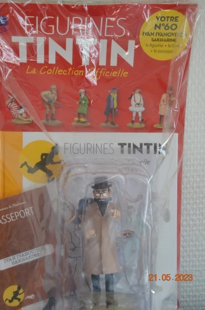 FIGURINE TINTIN COLLECTION officielle n° 60 Ivan Sakharine - Emballage ...