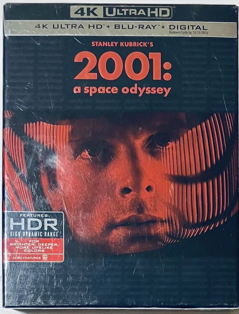 2001: A SPACE Odyssey 4k UHD + Blu-ray + Digital RARE OOP Slipbox ...