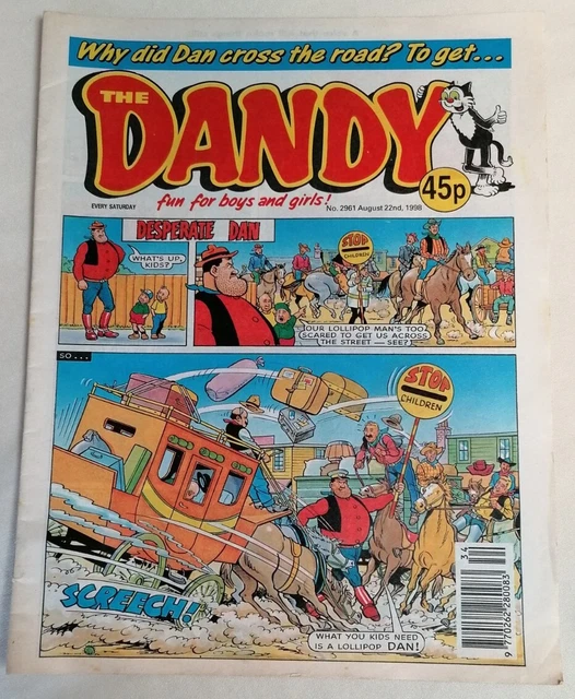 COMIC - VINTAGE British Comic The Dandy Fun For Boys & Girls No. #2961 ...