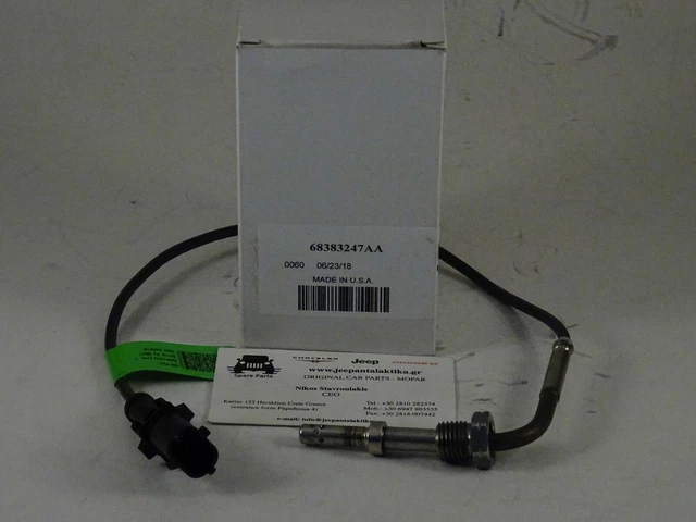 EXHAUST TEMPERATURE SENSOR Jeep Grand Cherokee WK 11-20 68383247AA New ...
