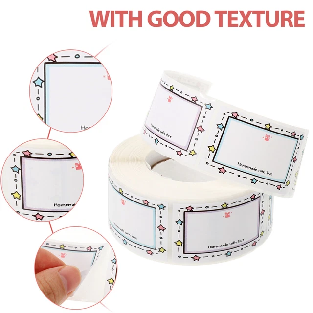 2500 SHEETS PORTABLE Label Sticker Bottle Labels Stickers Student ...