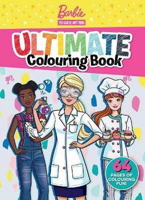 BARBIE YOU CAN be Anything: Ultimate Colouring Book (Mattel) Paperback ...