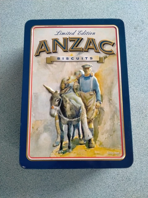 ANZAC LIMITED BISCUIT Tin, Simpson and His Donkey $385.00 - PicClick AU