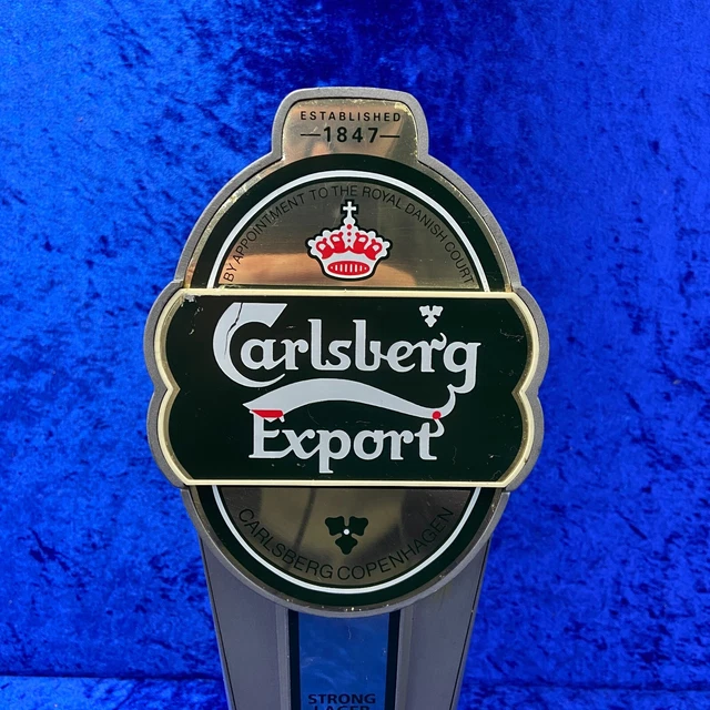 VINTAGE CARLSBERG EXPORT Lager Bar Pump Font Sign Light Pub Advertising ...