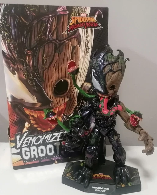 VENOMIZED GROOT 1/6 Scale Hot Toys Collectable Marvel Spider-Man Rare ...