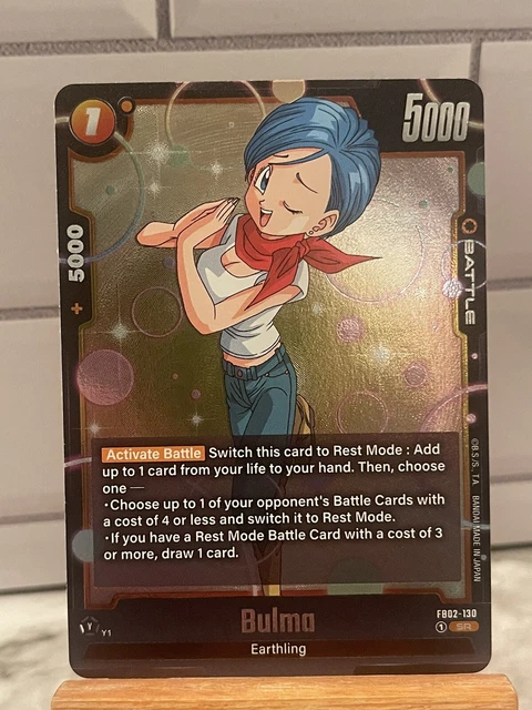DRAGON BALL SUPER : Fusion World - Bulma - FB02-130 - Aura flamboyante ...