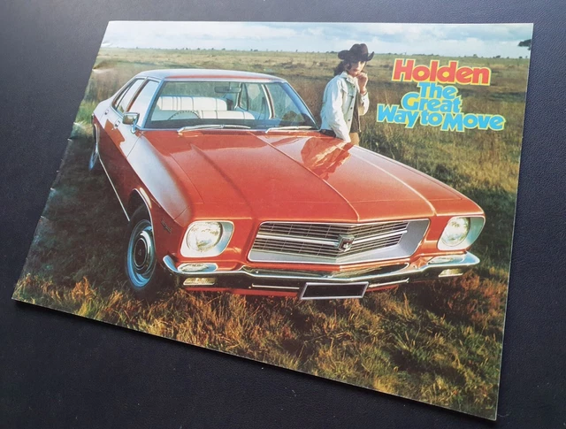 HOLDEN HQ SALES BROCHURE 1971 Premier LS GTS Monaro V8 350 Coupe ...