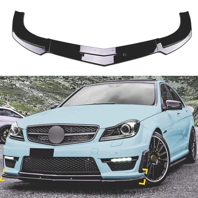 POUR MERCEDES BENZ C63 AMG W204 S204 C204 2011-14 Spoiler Avant Lèvre ...