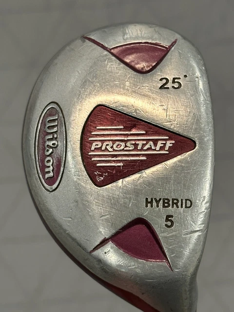 WILSON PRO STAFF 25° 5 Hybrid Pro Staff Ladies Flex Graphite 37 3/4 ...