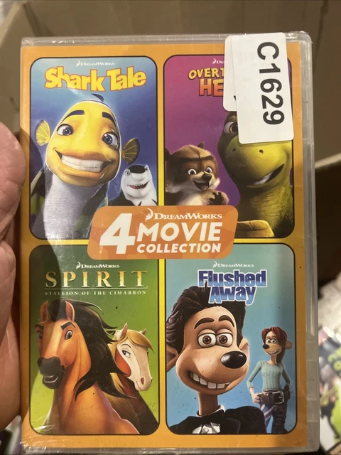 DREAMWORKS 4 MOVIE Collection: Shark Tale / Over The Hedge / Spirit ...