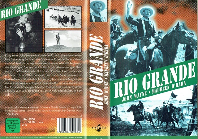 (VHS) VIDEOKASSETTE- Rio Grande - John Wayne, Maureen O’Hara, Claude ...