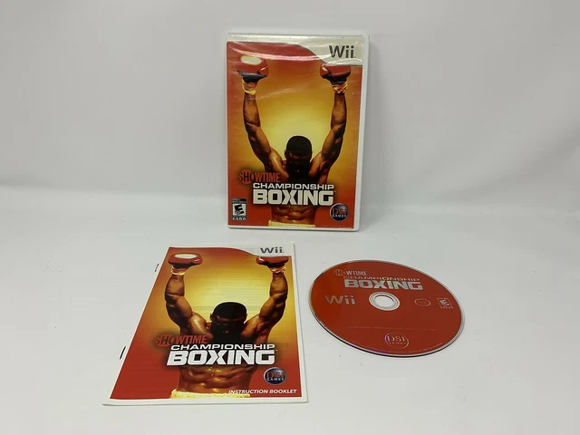 SHOWTIME CHAMPIONSHIP BOXING - Nintendo Wii (works on Wii-U) - Complete ...