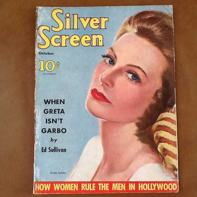 1939 SILVER SCREEN Garbo Jack Benny John Garfield Ellen Drew Lang Gossip Movies £34.44 - PicClick UK