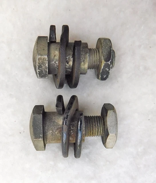 TRIUMPH PRE UNIT Motorcycle Rigid Rear Stand Bolts Spring Nut Tr5 6T 5T ...