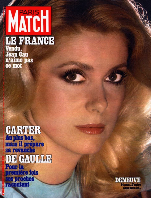 PARIS MATCH N° 1485 - Catherine Deneuve a 34 ans / Bokassa / Bande à Baader EUR 19,00 - PicClick FR