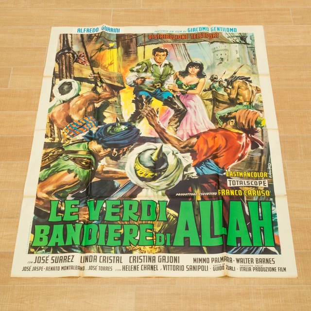 THE GREEN FLAGS OF ALLAH Poster Poster Linda Cristal Slave Girls Sheba ...