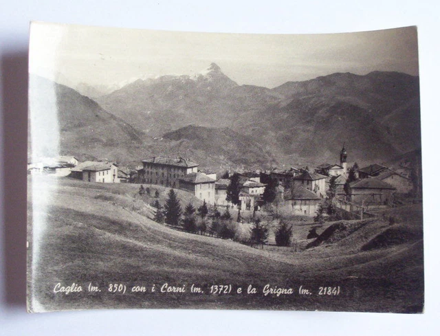 CARTOLINA CAGLIO CON i Corni e la Grigna Panorama 1952 EUR 11,99 ...