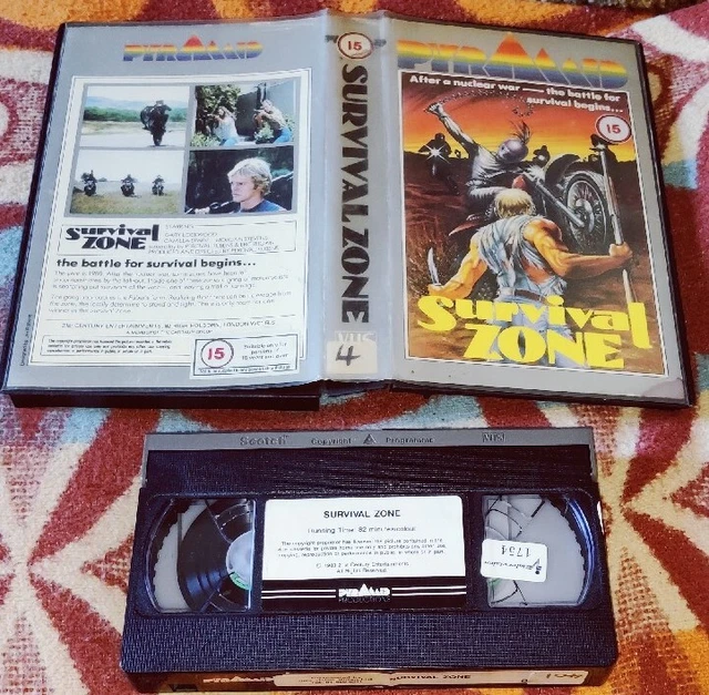 SURVIVAL ZONE VHS video Ex Rental Pyramid Pre cert £9.95 - PicClick UK