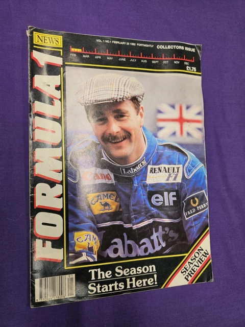 FORMULA 1 NEWS Vol.1 No.1 Magazine February 25th 1992 £5.77 - PicClick UK