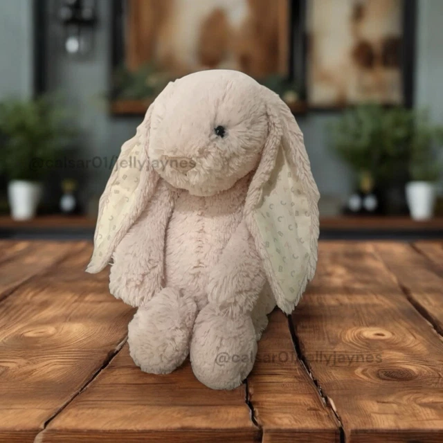JELLYCAT VERY RARE PINK ‘ABC’ Bashful Bunny Medium ~CANADA EXCLUSIVE ...