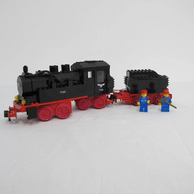 LEGO 7750 12V Steam Locomotive with Tender, complete without ...