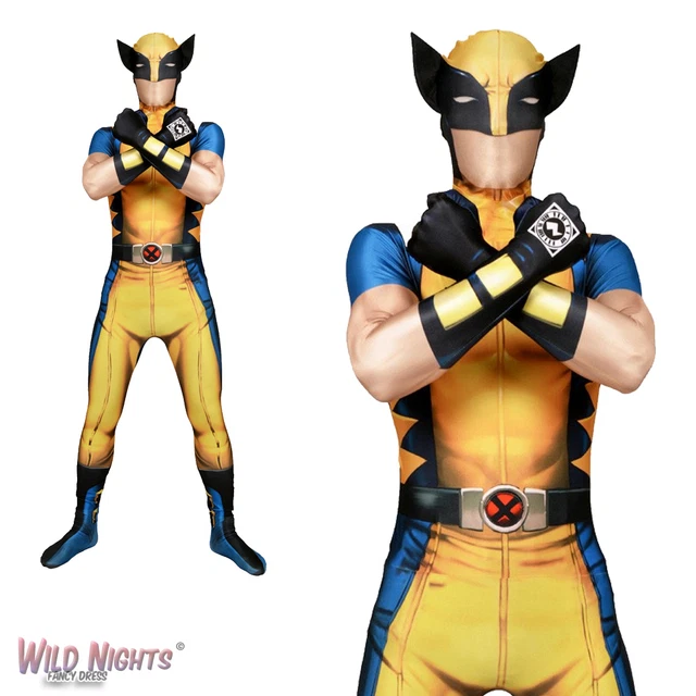 MENS WOLVERINE ZAPPER Superhero Morphsuit $48.79 - PicClick