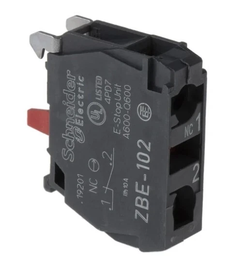 SCHNEIDER ZBE102 N/C Contact Switch Block Zbe 102 For Stop Start £14.50 - PicClick UK
