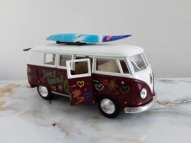 1962' KINSMART VOLKSWAGEN Classical Bus Diecast Kt5060 Scale 1:32 EUR 5 ...