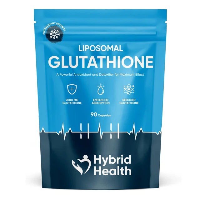 LIPOSOMAL GLUTATHIONE REDUCED 90 Capsules | 2000 MG | Enhanced ...