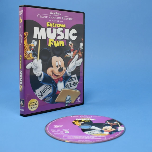 EXTREME MUSIC FUN Disney Classic Cartoon Favorites DVD - Mickey Mouse ...