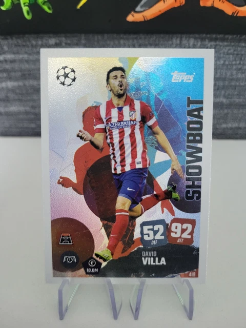 TOPPS MATCH ATTAX 2025/26 David Villa Atletico Madrid Showboat £1.19 ...
