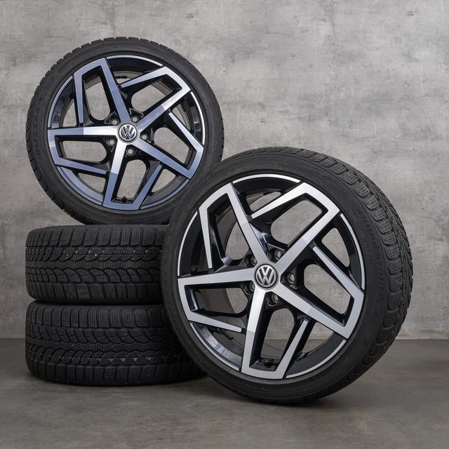 VW GOLF 8 GTE GTI GTD winter wheels 18-inch rims winter tires ...