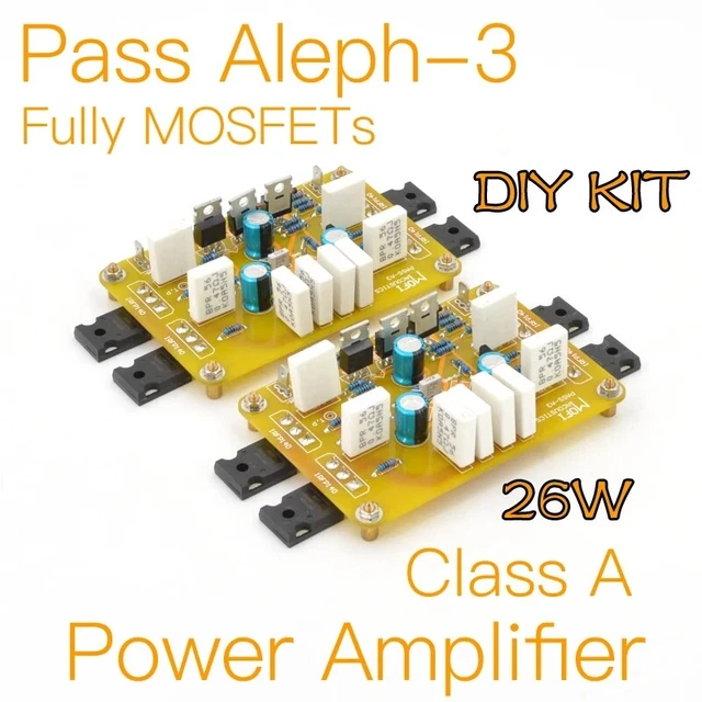 PASS ALEPH-3 FULLY MOSFETs Class A Power Amplifier-PCB DIY KIT ...