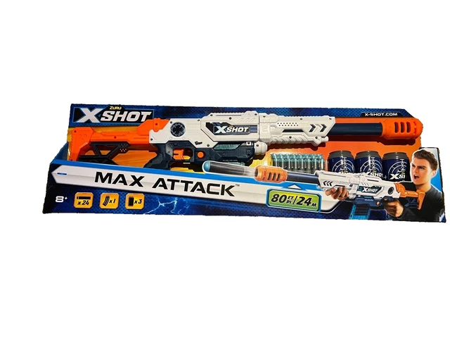 ZURU X-SHOT MAX Attack Dartblaster Toy Rifle Sniper incl. 24 Arrows NEW ...