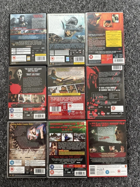 9 X MIXED Horror Movies DVD bundle Set Various Gift Present £12.50 ...
