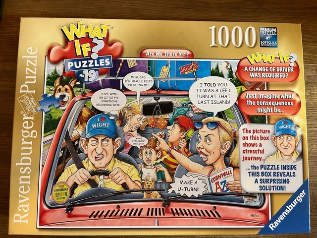 RAVENSBURGER WHAT IF? No.19 Are We There Yet? Jigsaw Puzzle Very Good ...