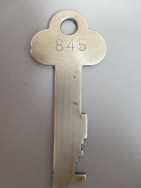 VINTAGE, DIEBOLD SAFE & Lock Company Key #845, Approximately 2 1/8 ...