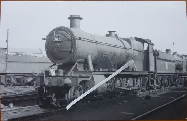 BR (EX GWR) Class 2800 2-8-0 No. 2827 at Old Oak Common in 1956. £1.50 ...
