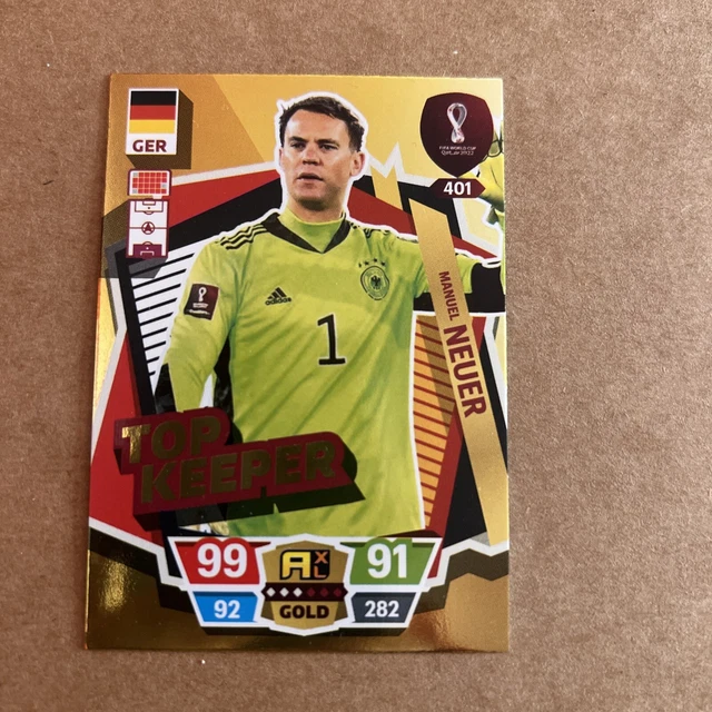 FIFA WORLD CUP qatar 2022 Manuel Neuer TOP KEEPER card # 401 new ...