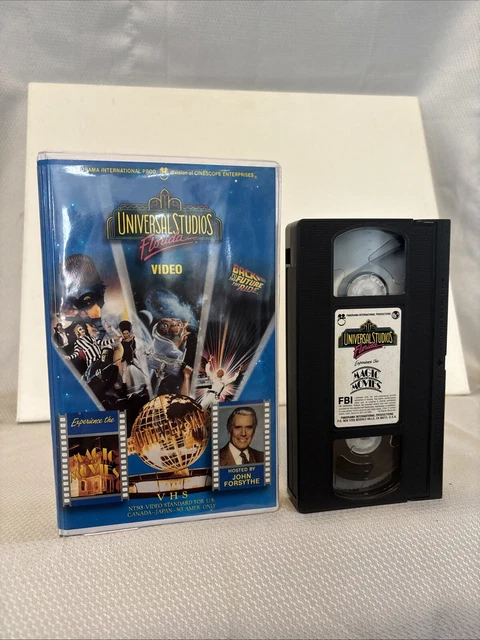 VINTAGE MEDIA VHS Clamshell Universal Studios Florida Video ET ...