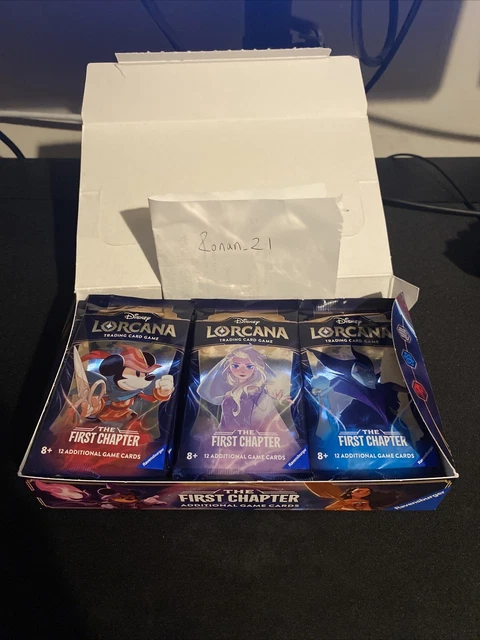 DISNEY LORCANA TCG The First Chapter Booster Box | 24 Factory Sealed ...