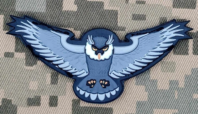 @ PATCH UKRAINE ARMY WAR 2022-2023-2024 Intelligence Owl #22 PVC 3D £30 ...