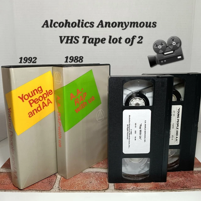 ALCOHOL ANONYMOUS AA VHS Tapes 90's Rap With Us & Young People AA £20. ...