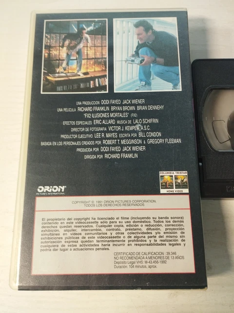 FX FX2 DEADLY Illusions Bryan Brown Dennehy Franklin 1992 - VHS Tape Spanish £35.24 - PicClick UK