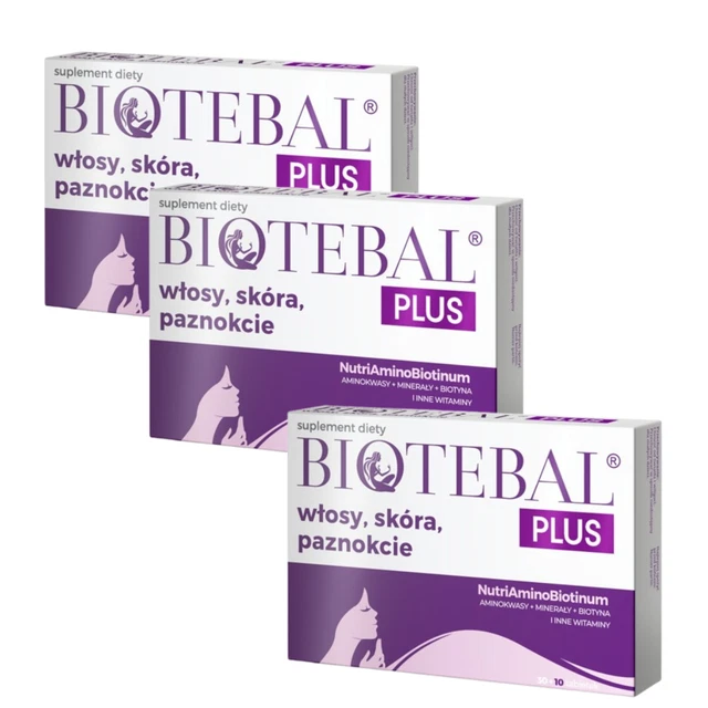 BIOTEBAL PLUS 30/60/90 Tabletten Haar Haut Nägel Biotin Vitamine ...